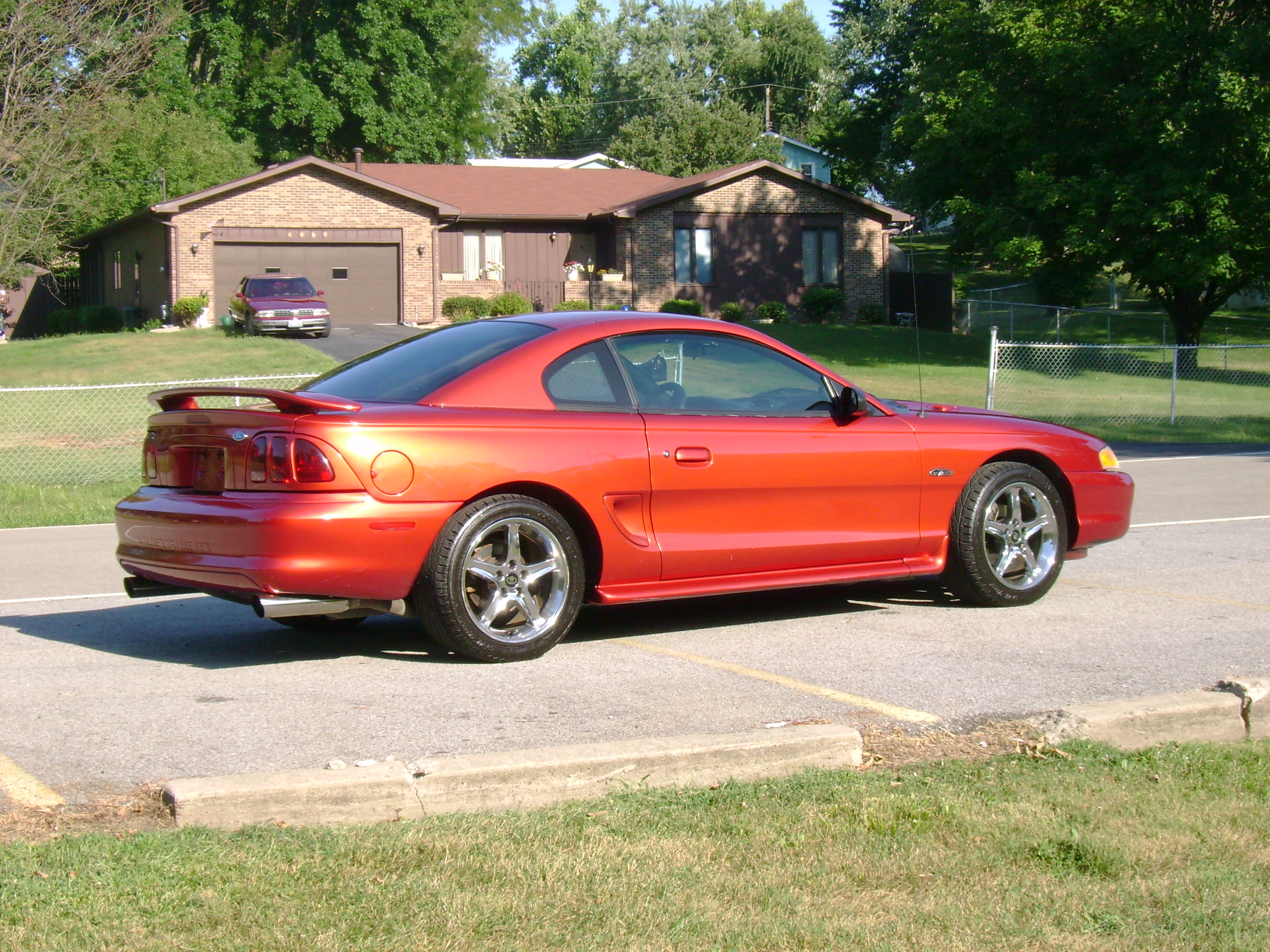 Autumn Orange 1997 Ford Mustang