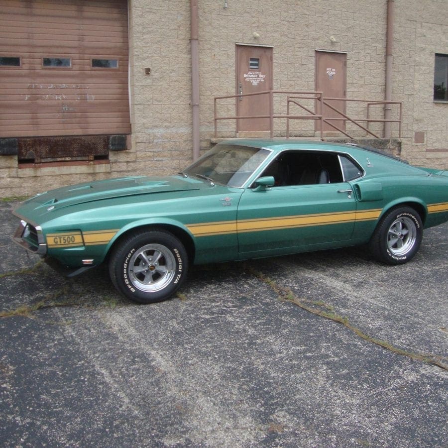 Silver Jade 1970 Ford Mustang
