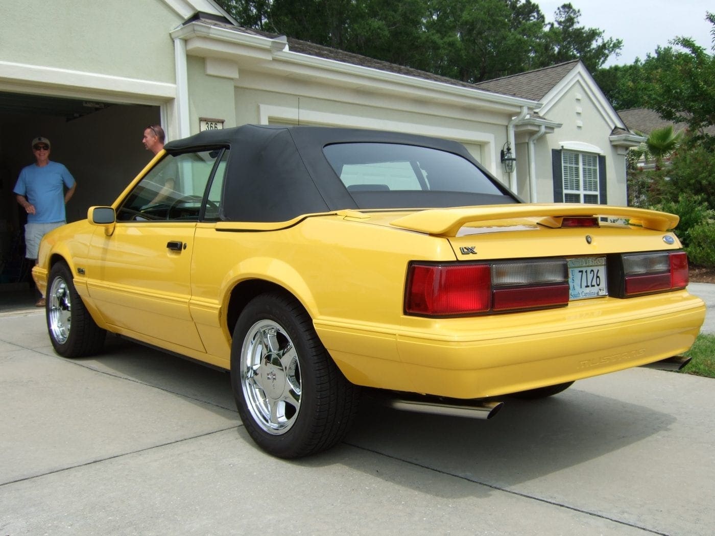 Canary Yellow 1993 Ford Mustang