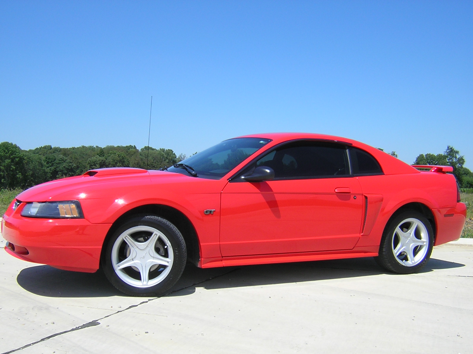 Performance Red 2001 Ford Mustang