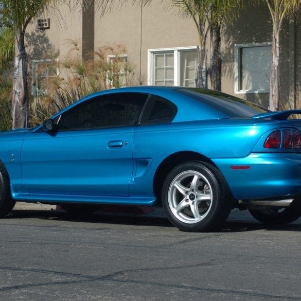 Bright Atlantic Blue 1998 Ford Mustang