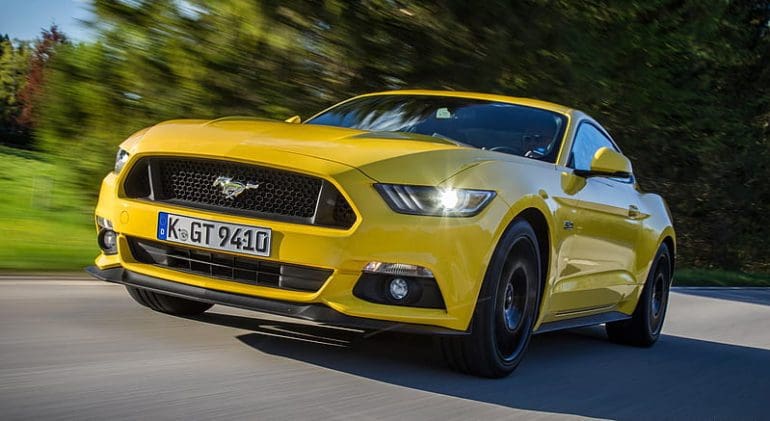 Triple Yellow 2015 Ford Mustang
