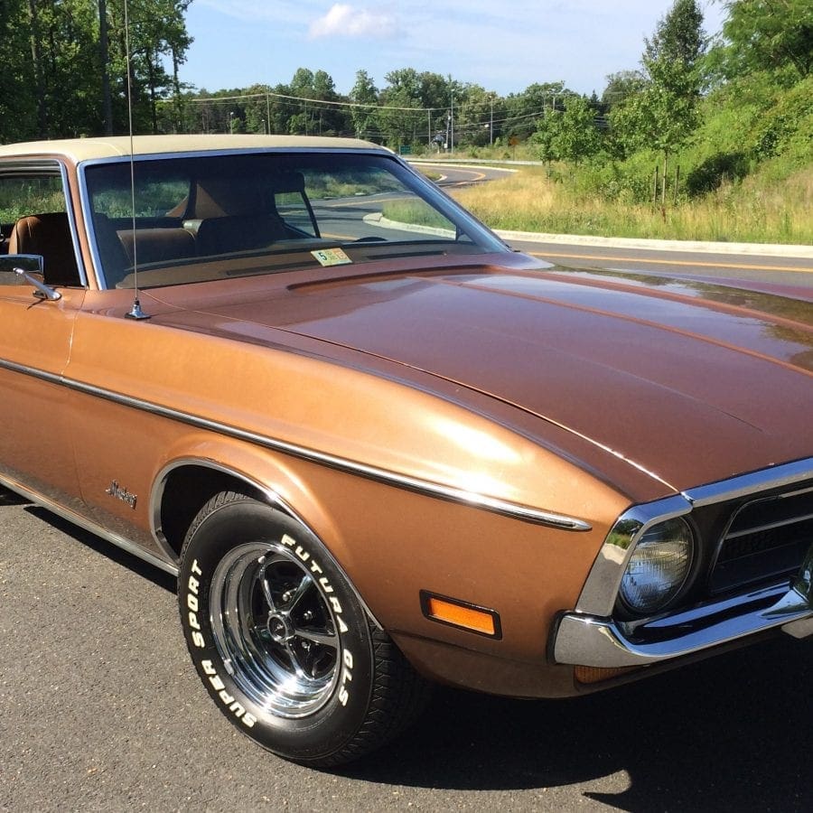 Medium Brown (Ginger) 1973 Ford Mustang