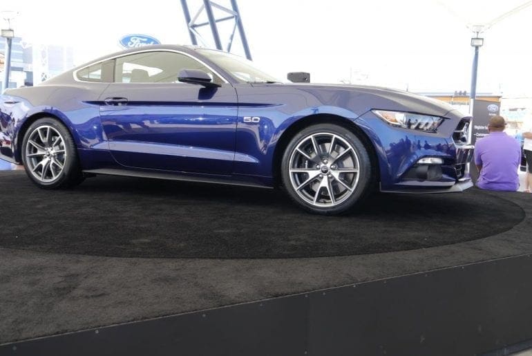 Kona Blue 2015 Ford Mustang