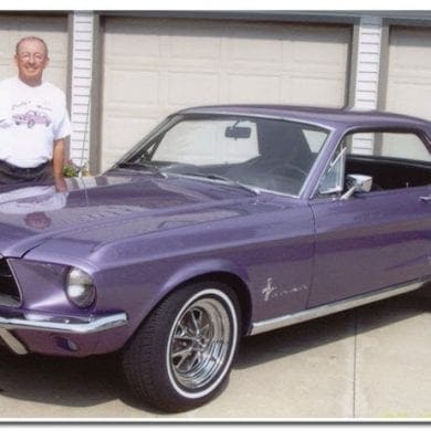 Lavender 1967 Ford Mustang