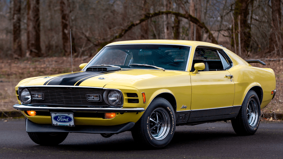Competition Yellow 1970 Ford Mustang