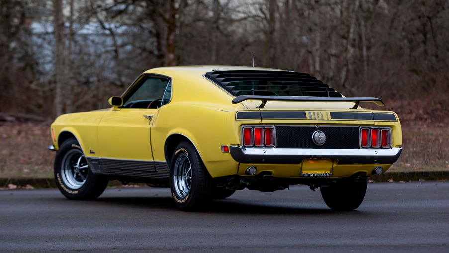 Competition Yellow 1970 Ford Mustang