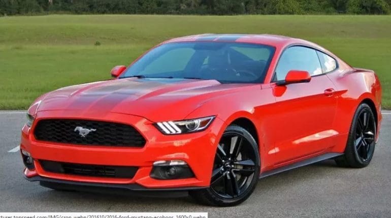 Competition Orange 2016 Ford Mustang