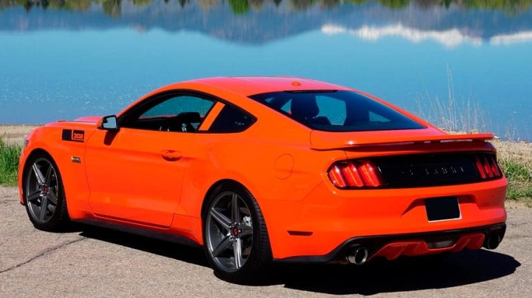 Competition Orange 2015 Ford Mustang