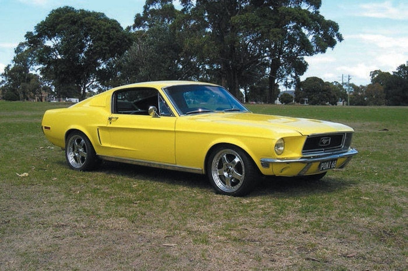 Special Yellow 1968 Ford Mustang