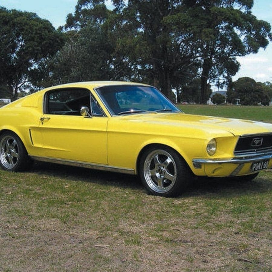 Special Yellow 1968 Ford Mustang