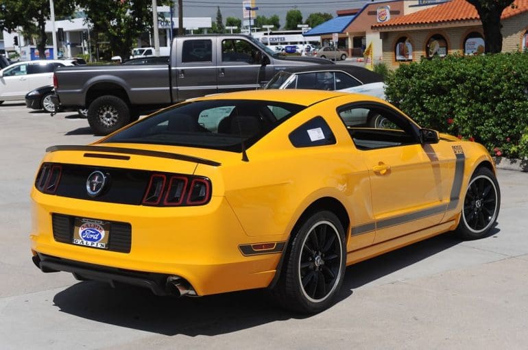 School Bus Yellow 2013 Ford Mustang