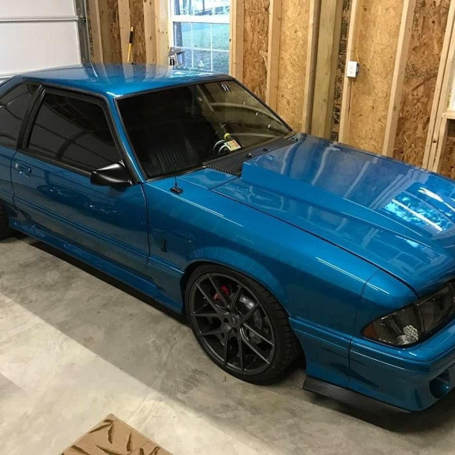 Reef Blue 1993 Ford Mustang