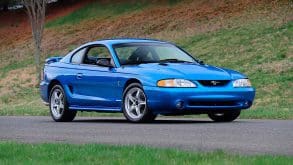 Bright Atlantic Blue 1998 Ford Mustang