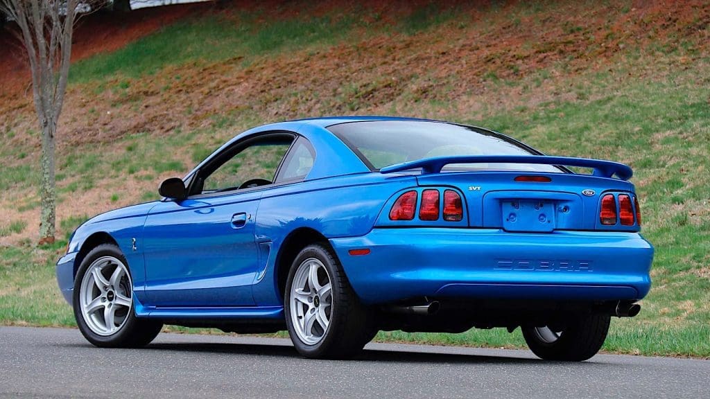 Bright Atlantic Blue 1998 Ford Mustang