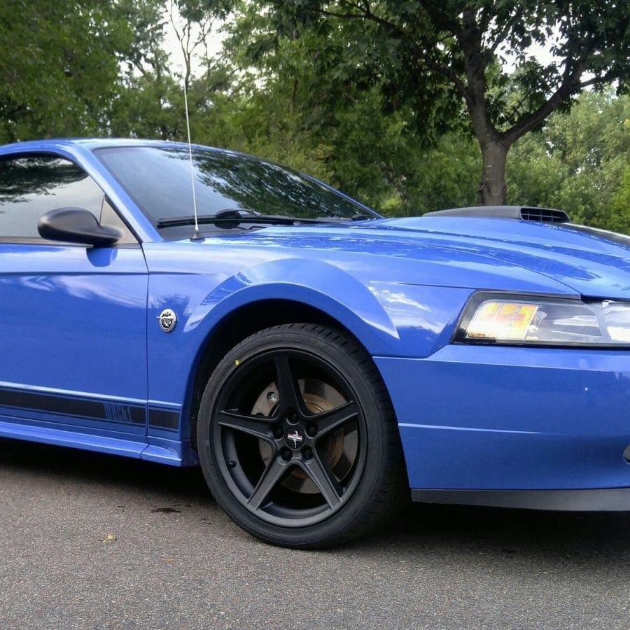 Azure Blue 2004 Ford Mustang