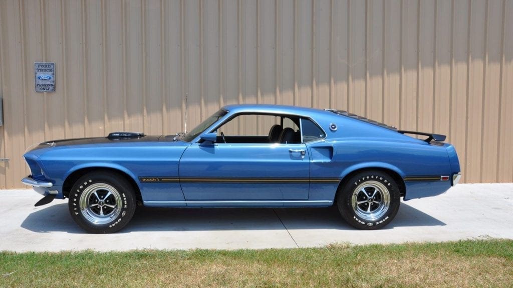 Acapulco Blue 1970 Ford Mustang