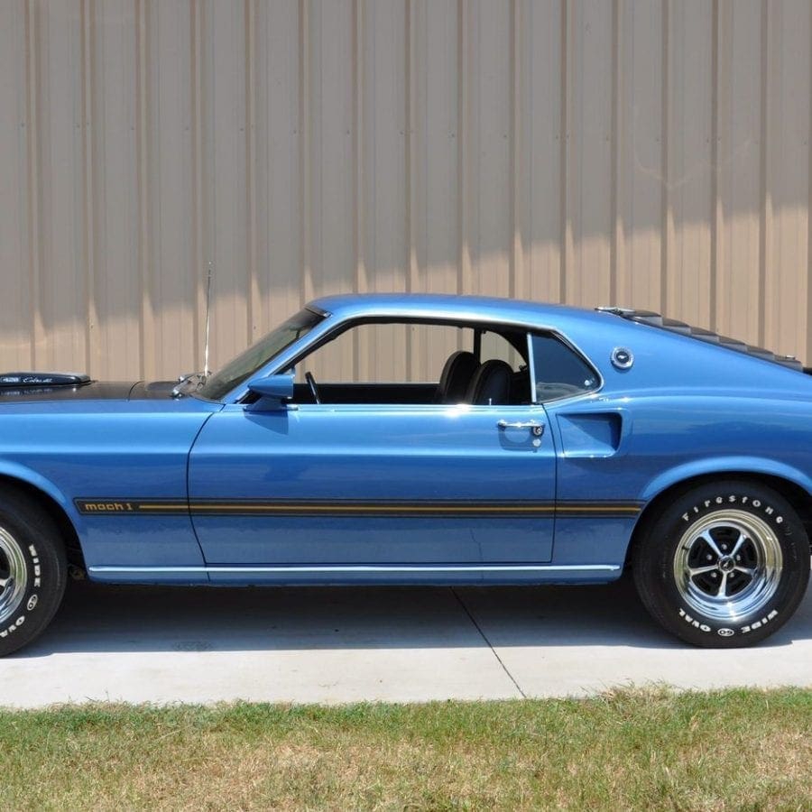 Acapulco Blue 1970 Ford Mustang