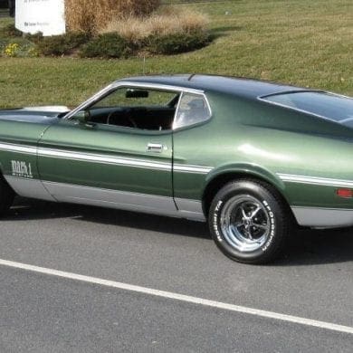 Dark Green 1973 Ford Mustang