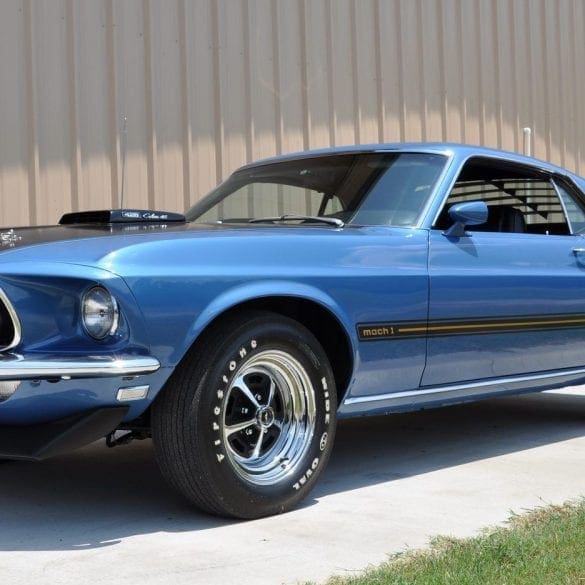 Acapulco Blue 1969 Ford Mustang