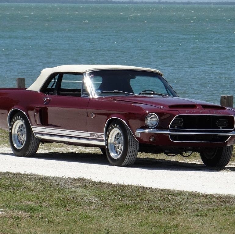 Royal Maroon 1968 Ford Mustang