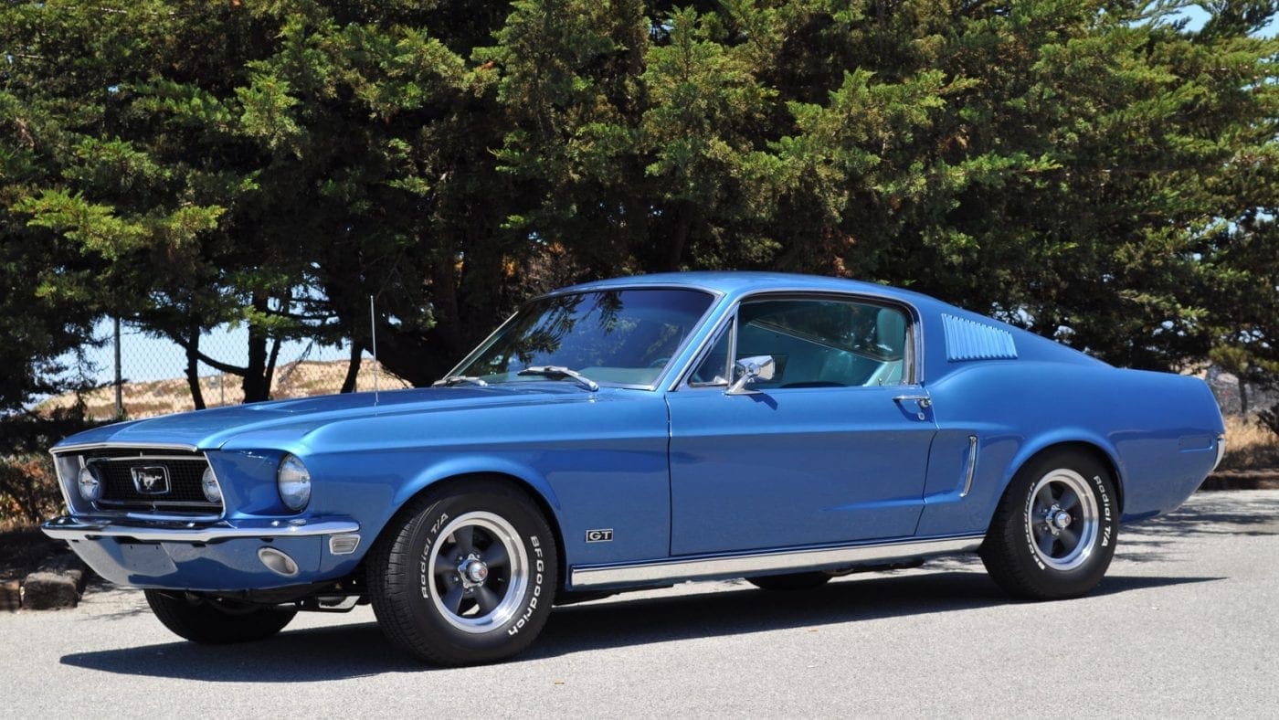 Acapulco Blue 1968 Ford Mustang