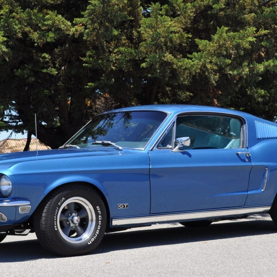 Acapulco Blue 1968 Ford Mustang