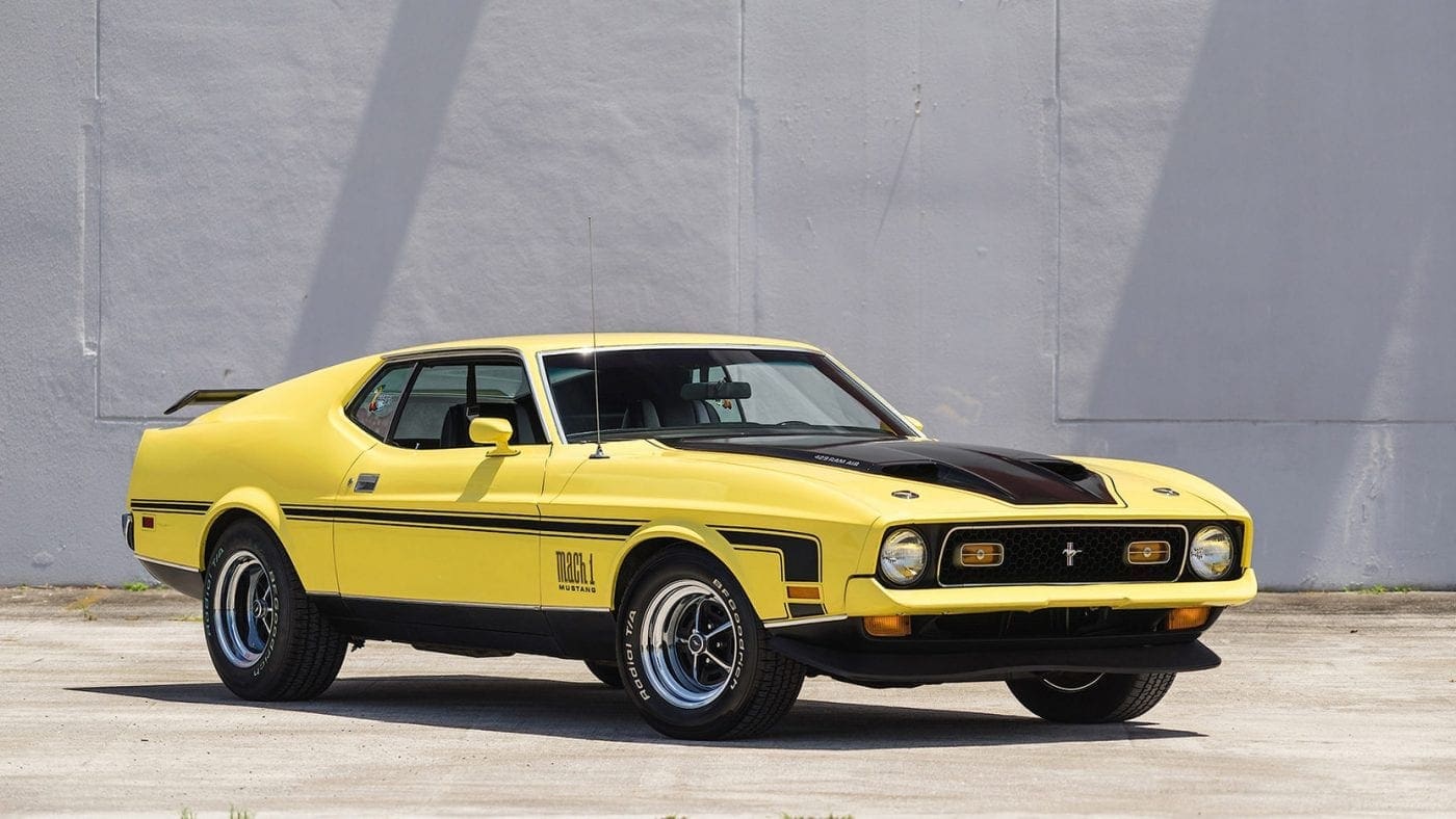 Grabber Yellow 1971 Ford Mustang