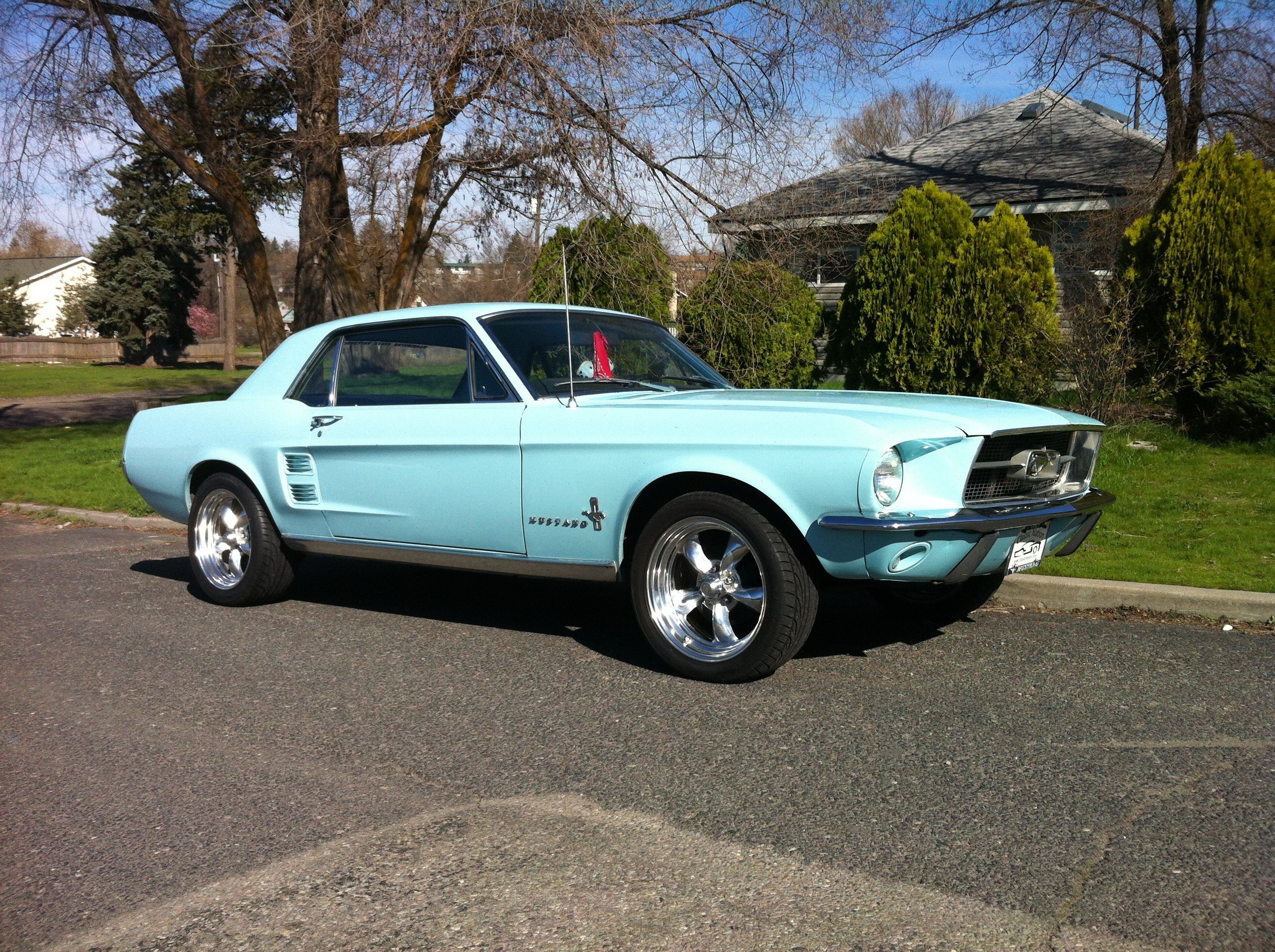 Frost Turquoise 1967 Ford Mustang