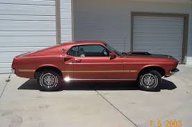 Indian Fire Red 1969 Ford Mustang