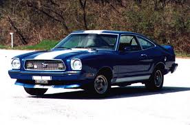 Medium Bright Blue 1974 Ford Mustang
