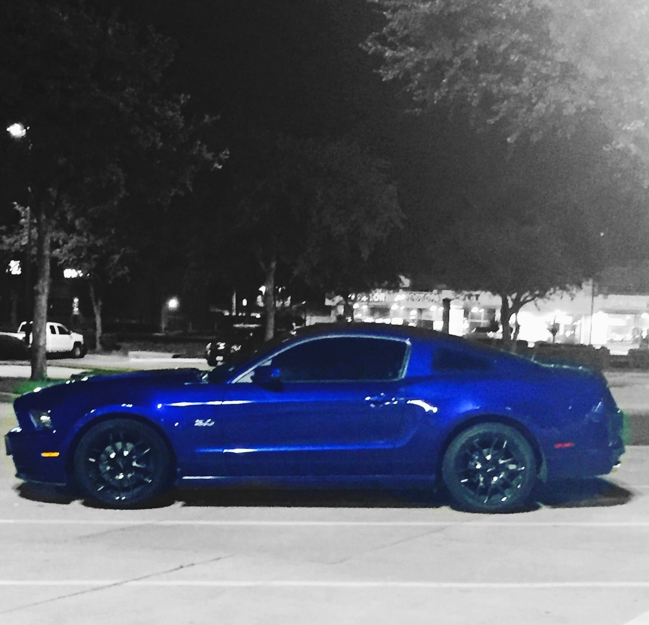 Deep Impact Blue 2013 Ford Mustang