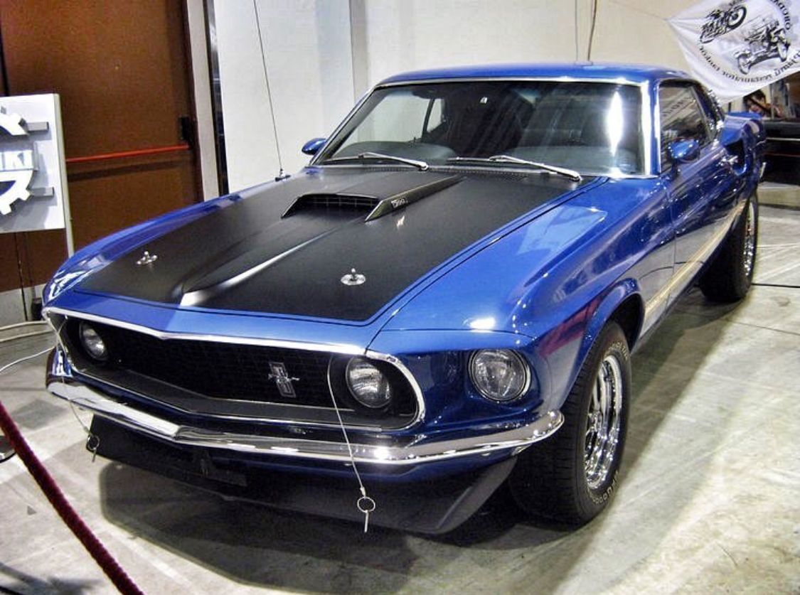Acapulco Blue 1969 Ford Mustang