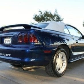 Moonlight Blue 1996 Ford Mustang