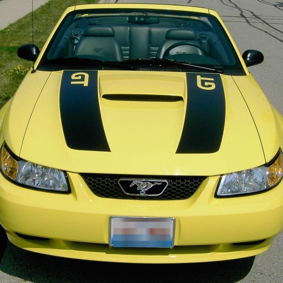 Zinc Yellow 2000 Ford Mustang