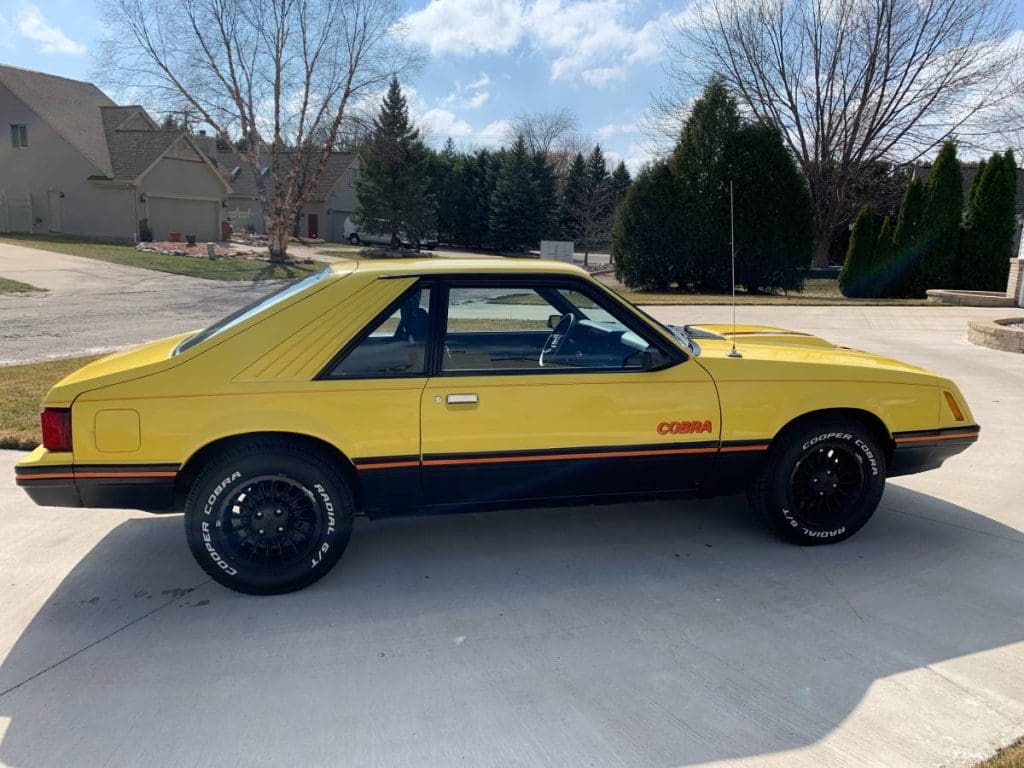 Bright Yellow 1979 Ford Mustang