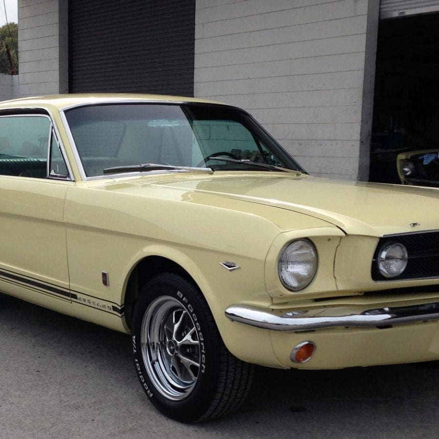 Springtime Yellow 1965 Ford Mustang