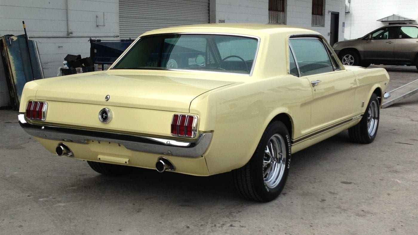 Springtime Yellow 1965 Ford Mustang