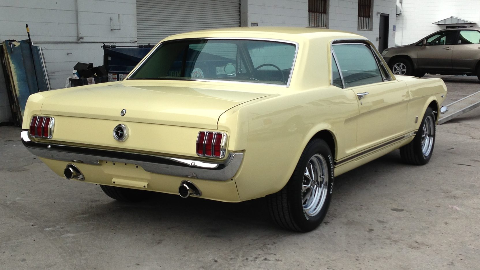 Springtime Yellow 1965 Ford Mustang