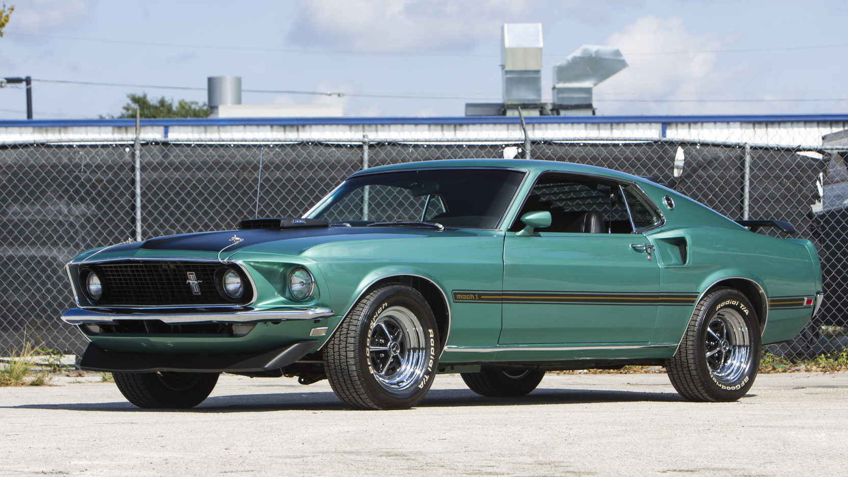 Silver Jade 1969 Ford Mustang