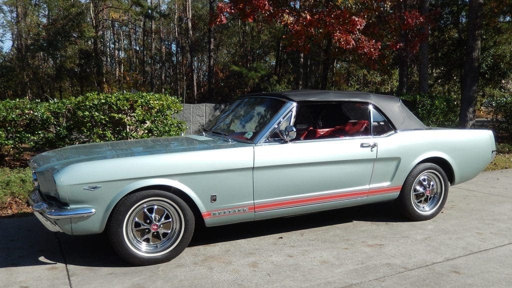 Silver Smoke Gray 1965 Ford Mustang