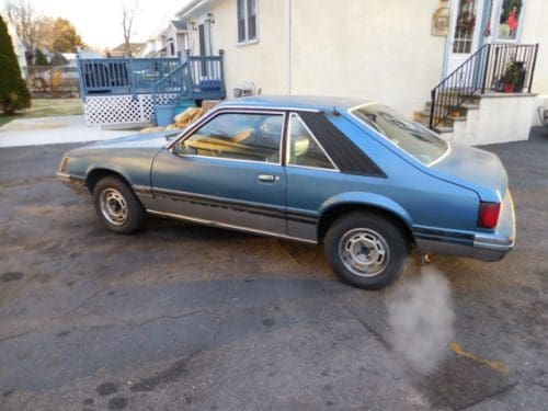 Medium Blue Glow 1982 Ford Mustang