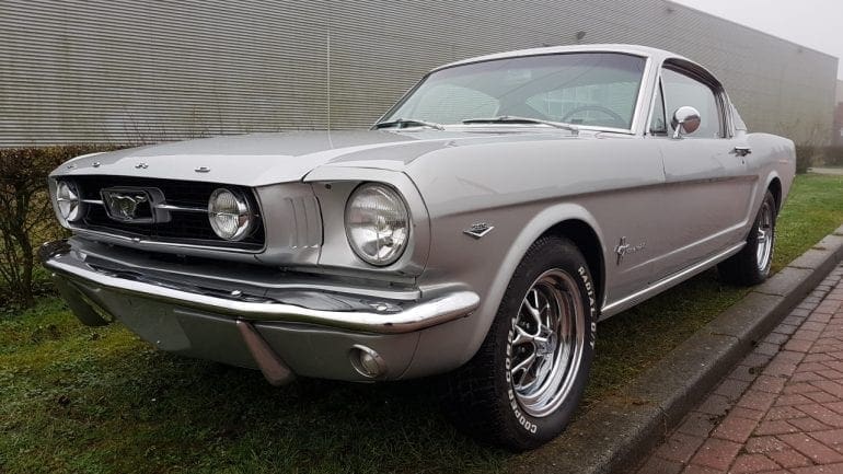 Silver Frost 1966 Ford Mustang