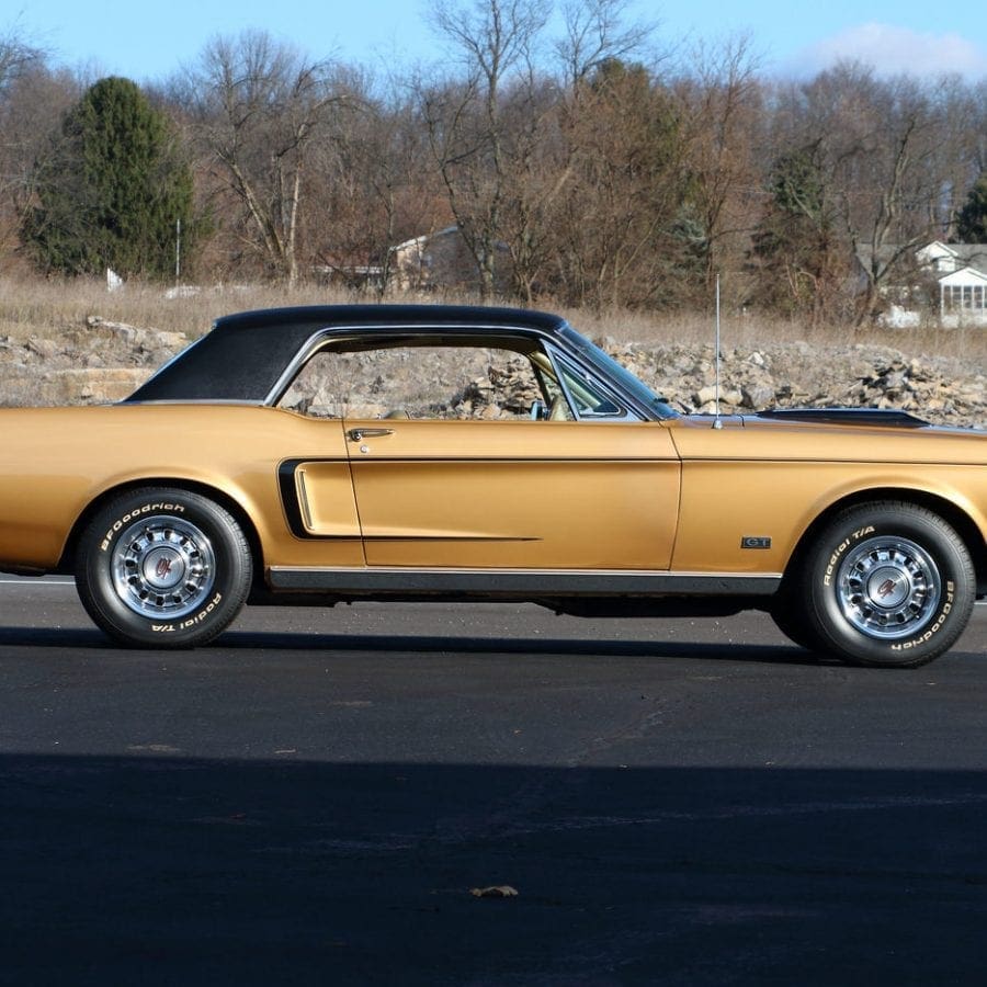 Sunlit Gold 1968 Ford Mustang