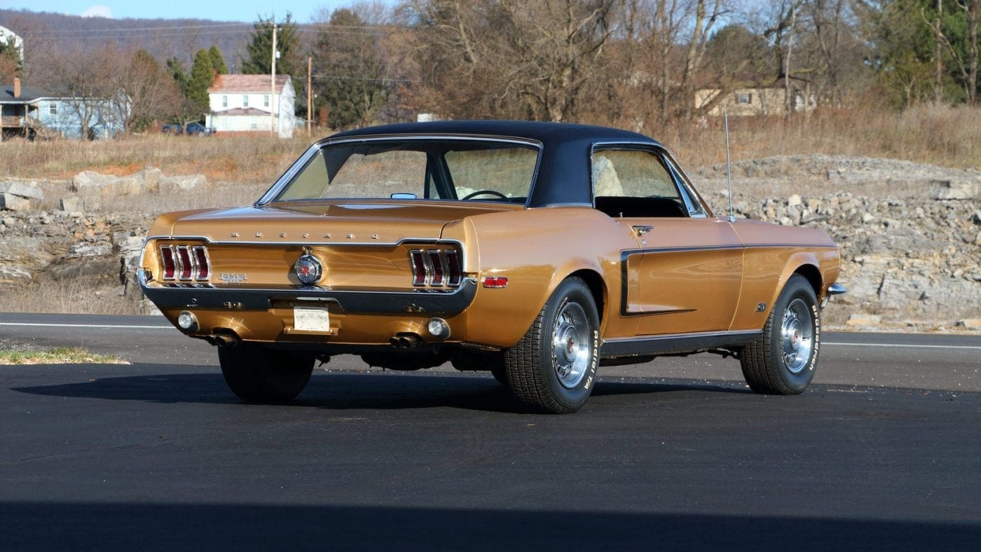 Sunlit Gold 1968 Ford Mustang