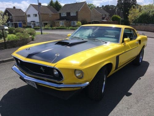 Dandelion Yellow 1968 Ford Mustang