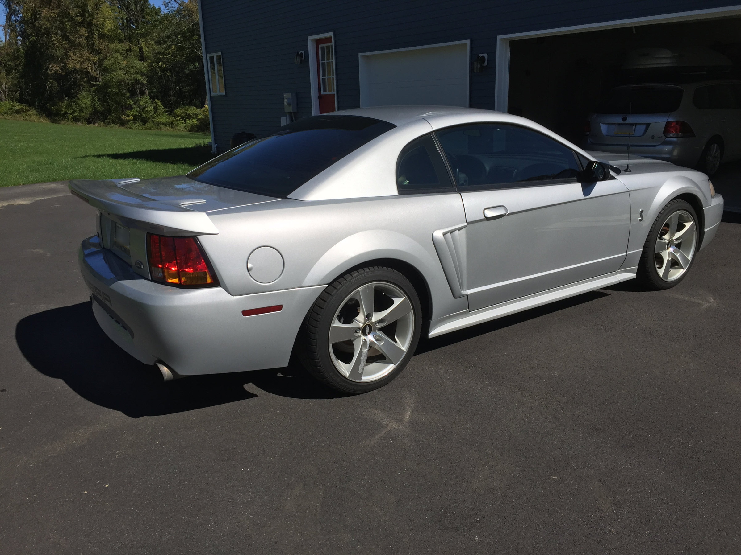 Silver 2001 Ford Mustang