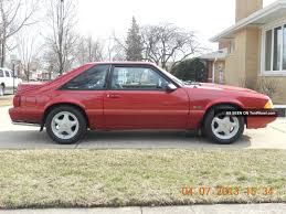 Wild Strawberry 1990 Ford Mustang