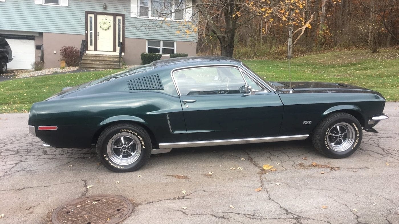 Moss Green 1968 Ford Mustang