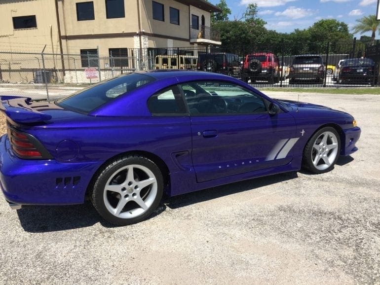 Sapphire Blue 1995 Ford Mustang